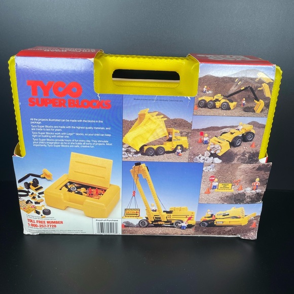 tyco | Toys | 986 Tyco Super Blocks Road Builder Deluxe Set | Poshmark